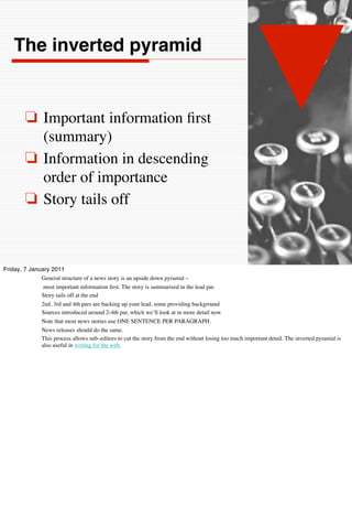 Media part2 (writing for the media) | PDF