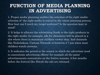 Media P&B INTRODUCTION TO MEDIA PLANNING AND SELECTION | PPT