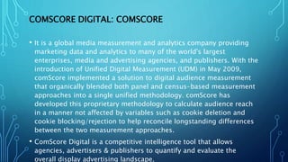 Media P&B SOURCES OF MEDIA RESEARCH | PPT
