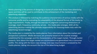 Media P&B MEDIA PLANNNG PROCESS | PPTX