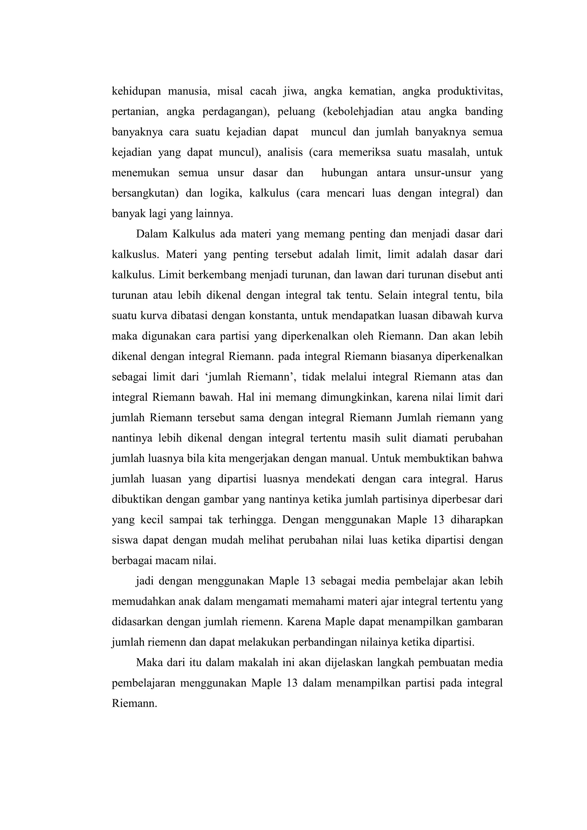 Media pemb. integral | PDF