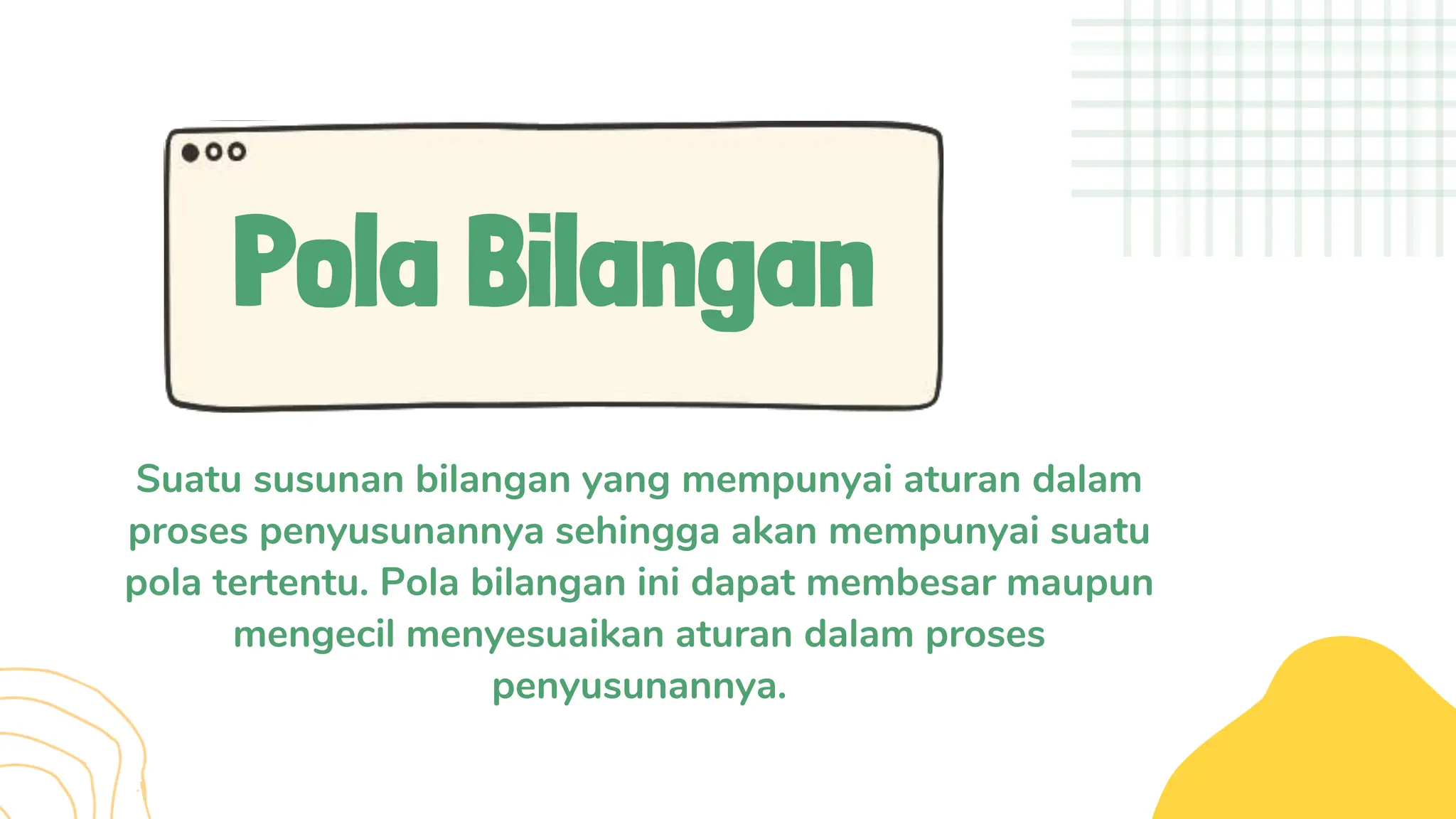 Pola Bilangan Matematika | PPTX