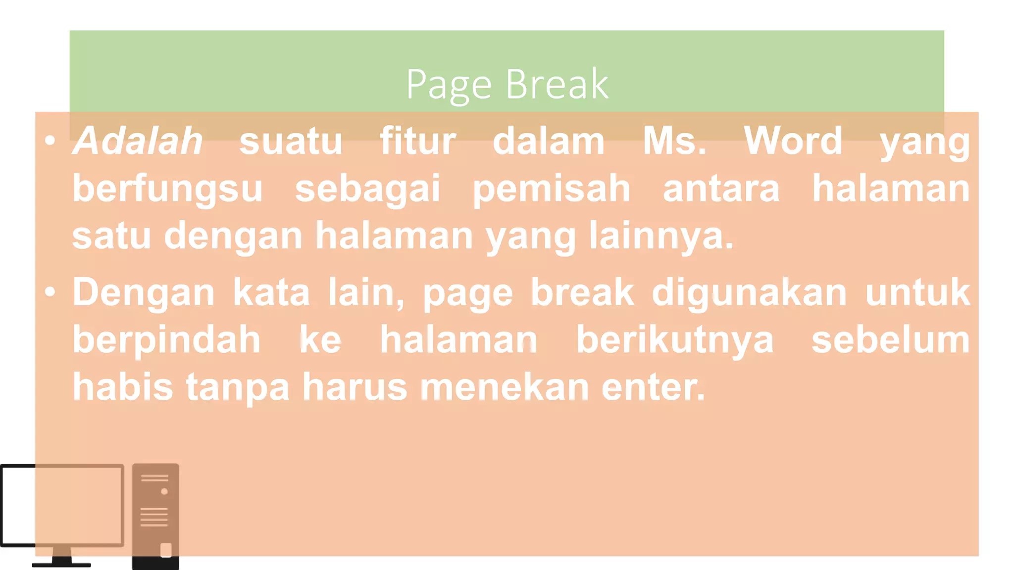 Media pembelajaran 3 berbagai variasi teks bentuk gambar objek | PPTX
