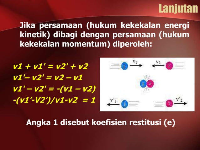 Media pembelajaran fisika tumbukan | PPT