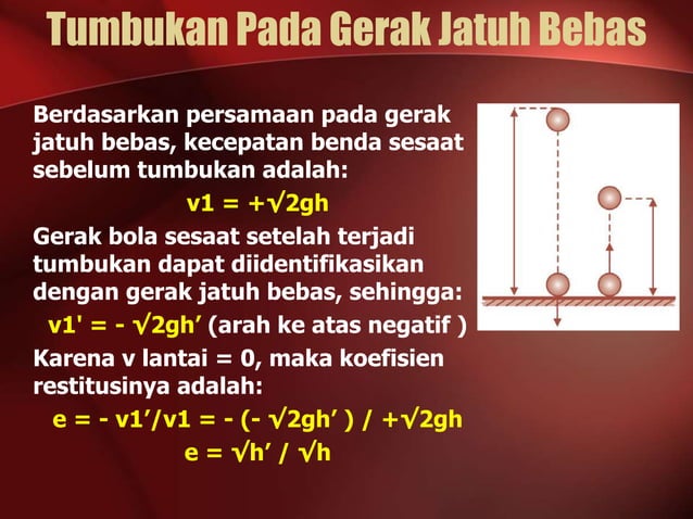 Media pembelajaran fisika tumbukan | PPTX