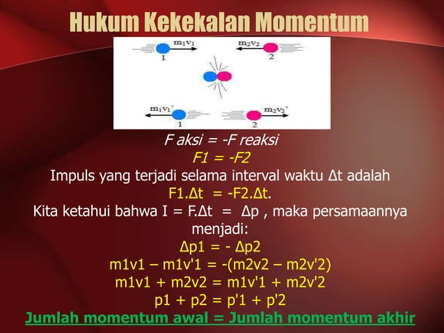 Media pembelajaran fisika tumbukan | PPT