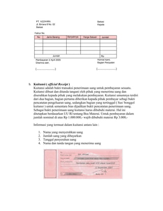 Media pembelajaran formulir administrasi_xii | DOC