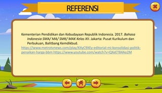MEDIA PEMBELAJARAN INTERAKTIF TEKS EDITORIAL | PPTX