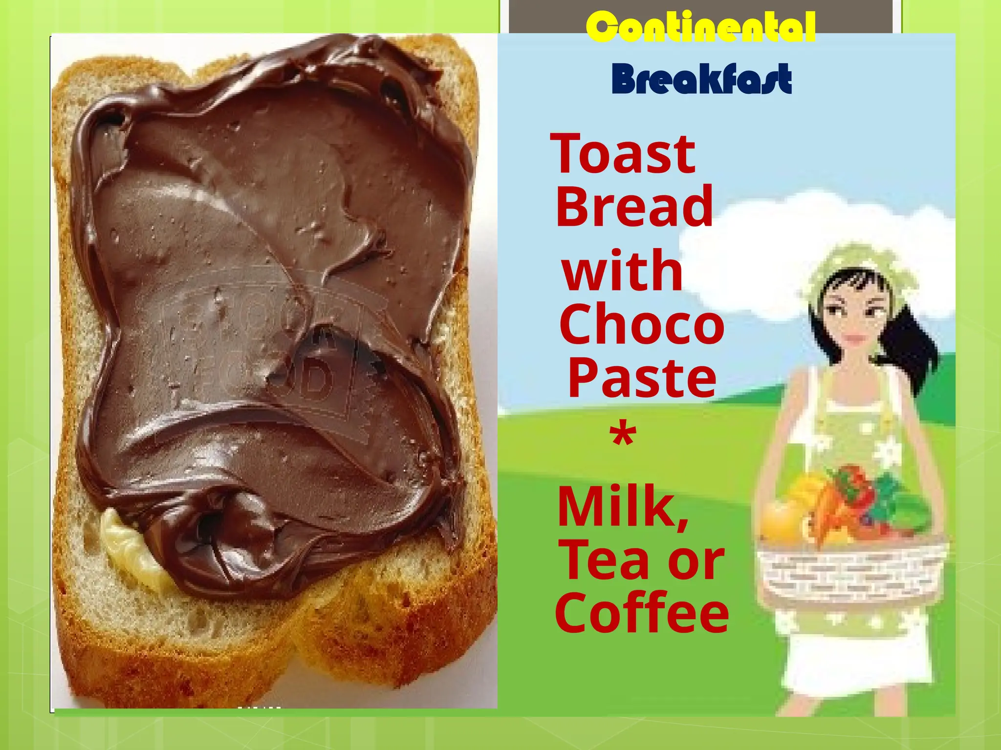 Media Pembelajaran Tata Hidang MENU breakfast | PPTX