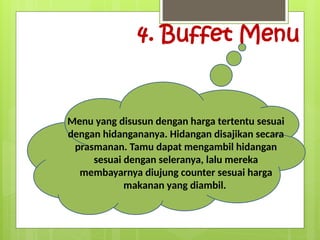 Media Pembelajaran Tata Hidang MENU breakfast | PPTX