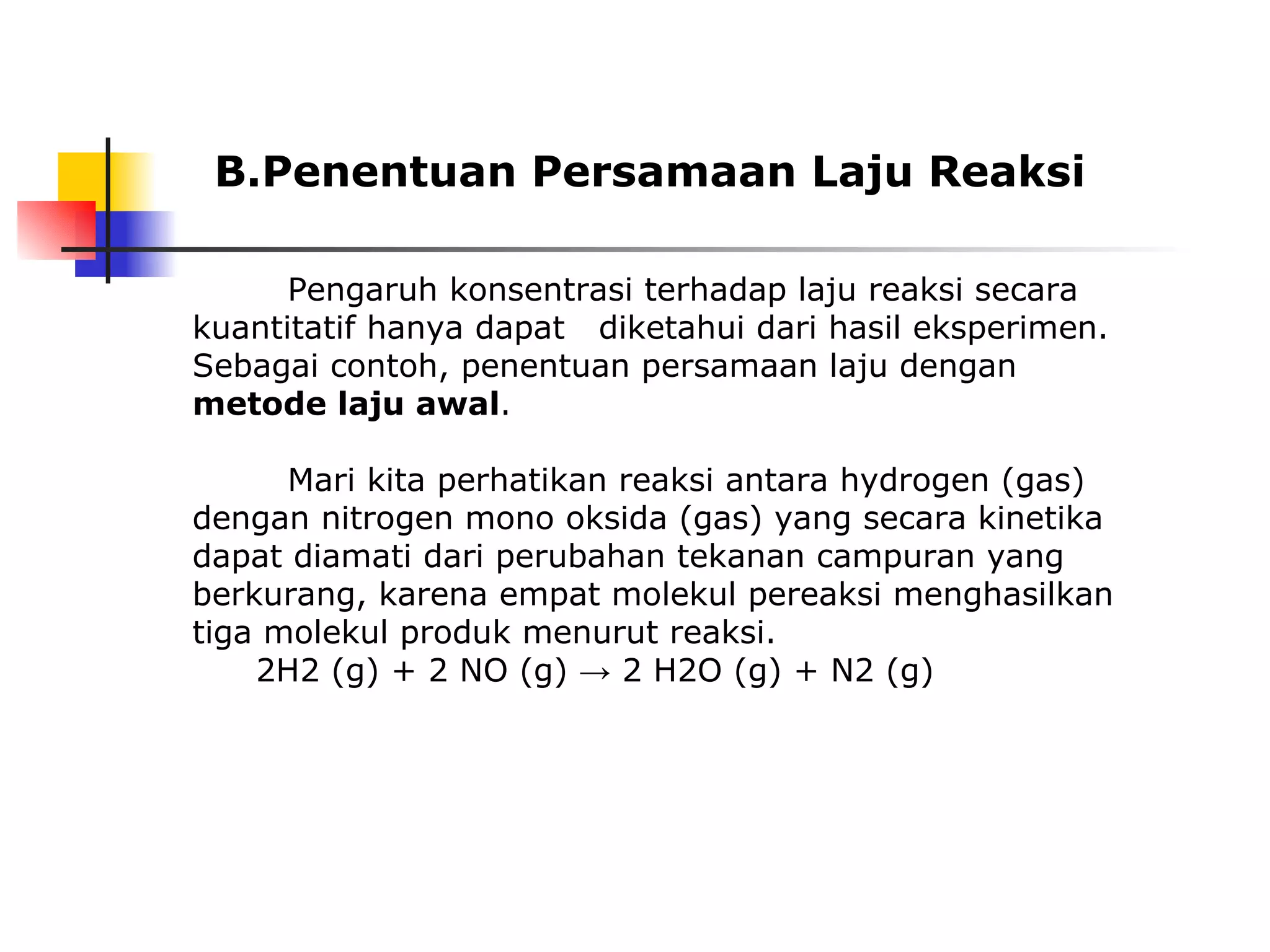 Media pembelajaran laju reaksi | PPT