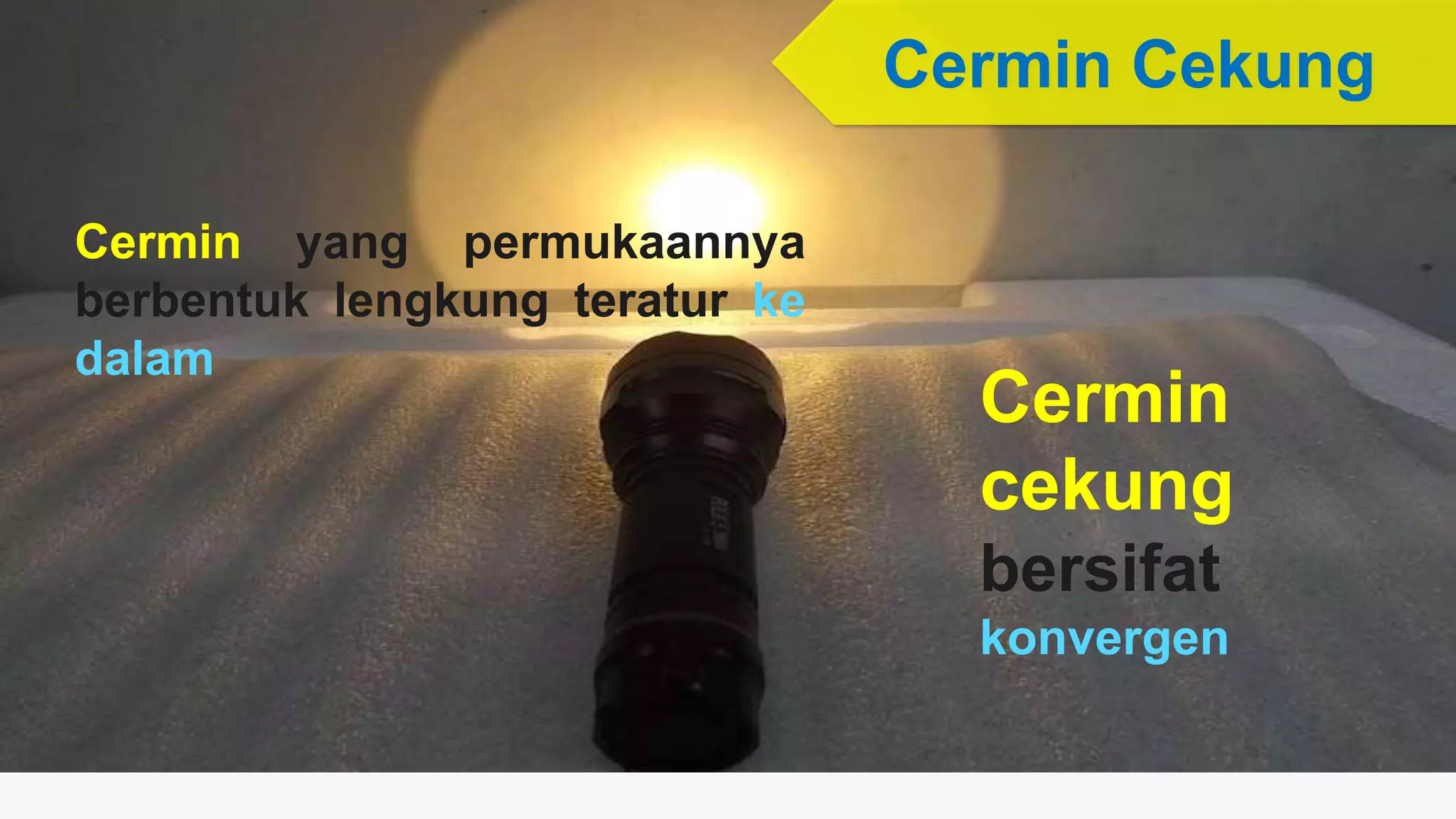 Media pembelajaran pemantulan pada cermin cekung | PPTX