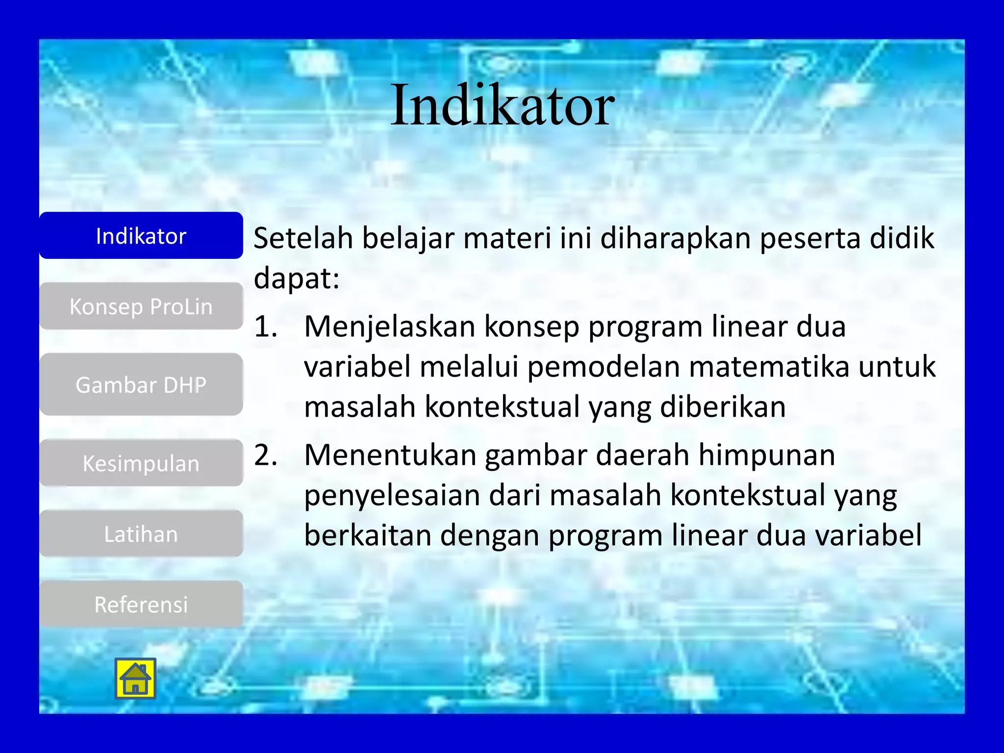 Media pembelajaran program linear | PPTX