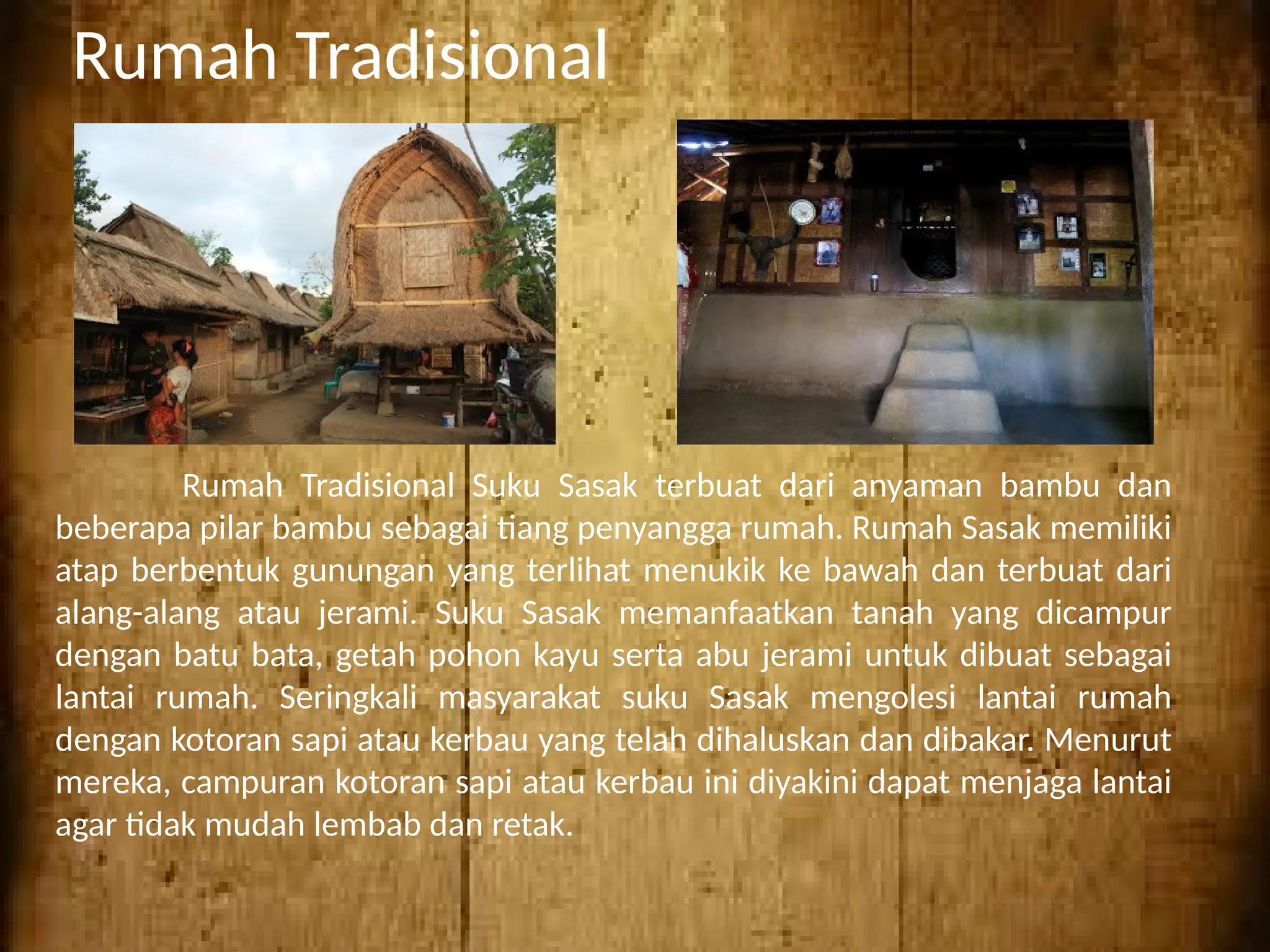 Media Pembelajaran Tema Suku Sasak yang mencangkup adat dan budaya suku ...