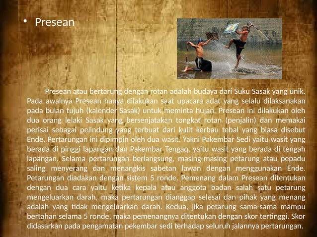 Media Pembelajaran Tema Suku Sasak yang mencangkup adat dan budaya suku ...