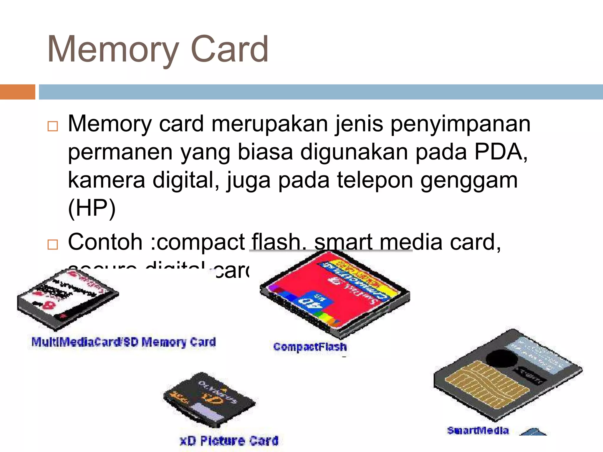 Media penyimpanan eksternal | PPTX