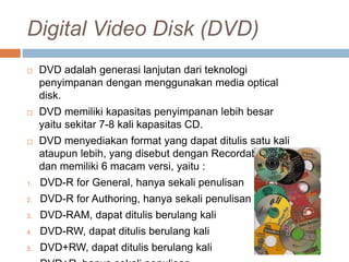 Media penyimpanan eksternal | PPTX