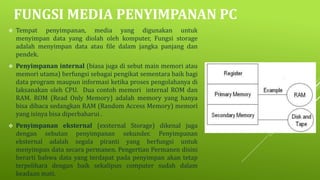 Media penyimpanan external komputer | PPSX
