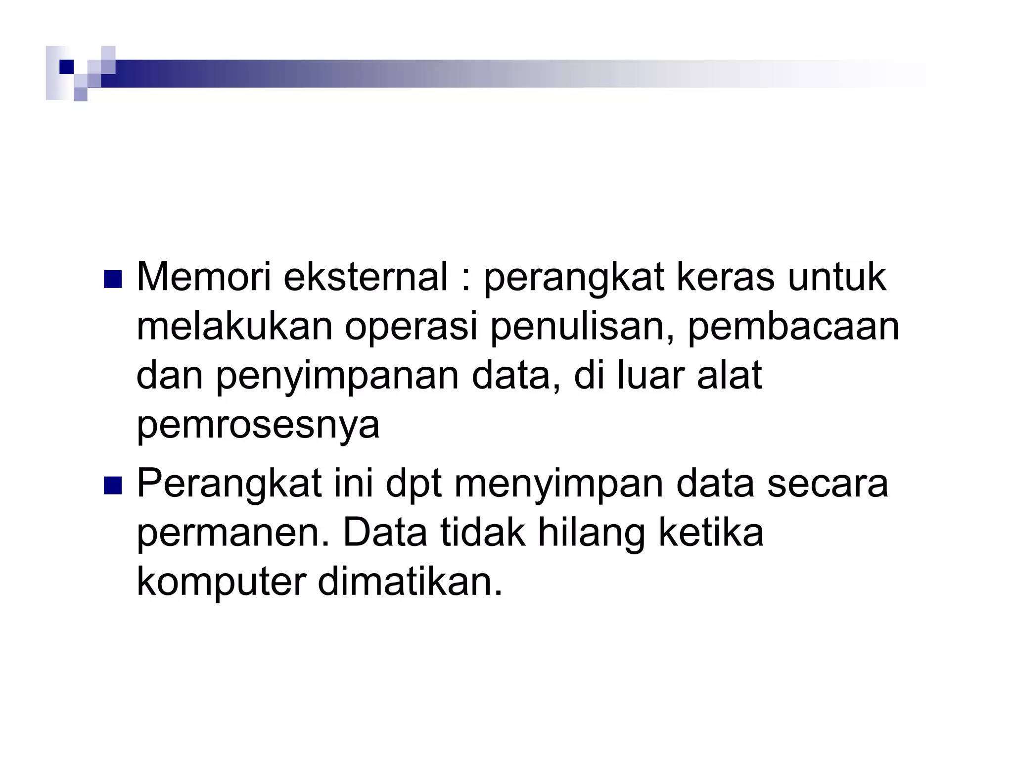 Media penyimpanan memori_eksternal | PDF