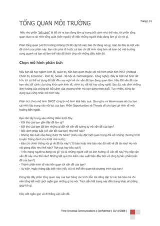 XAY DUNG KE HOACH TRUYEN THONG | PDF