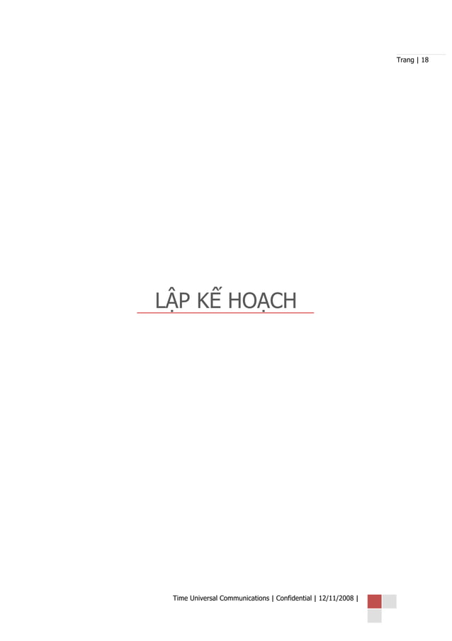 XAY DUNG KE HOACH TRUYEN THONG | PDF