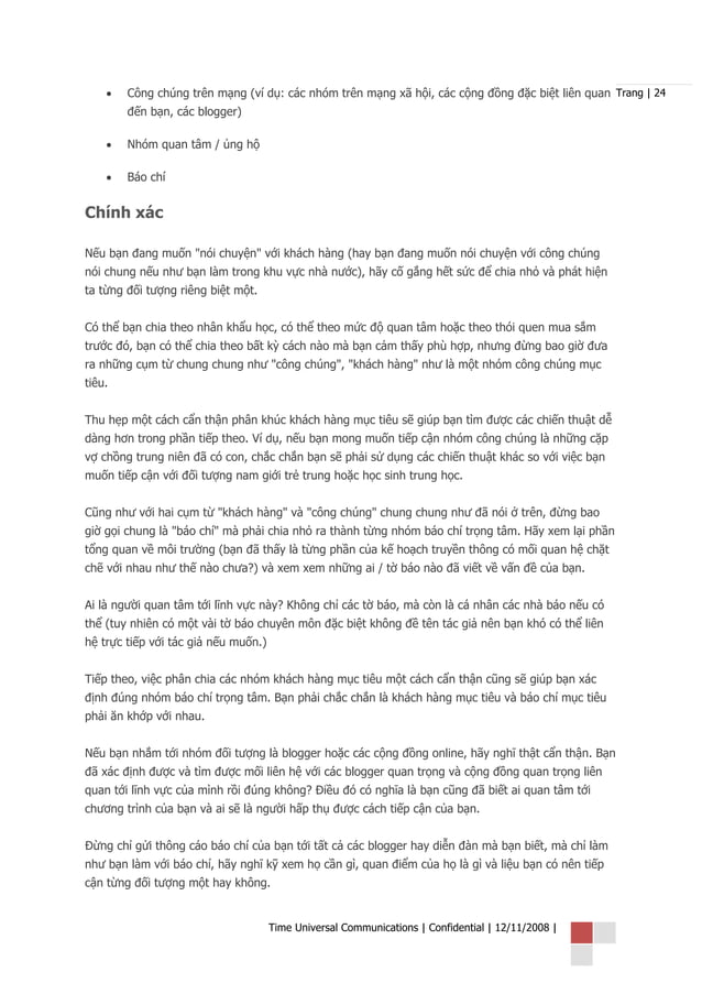 XAY DUNG KE HOACH TRUYEN THONG | PDF