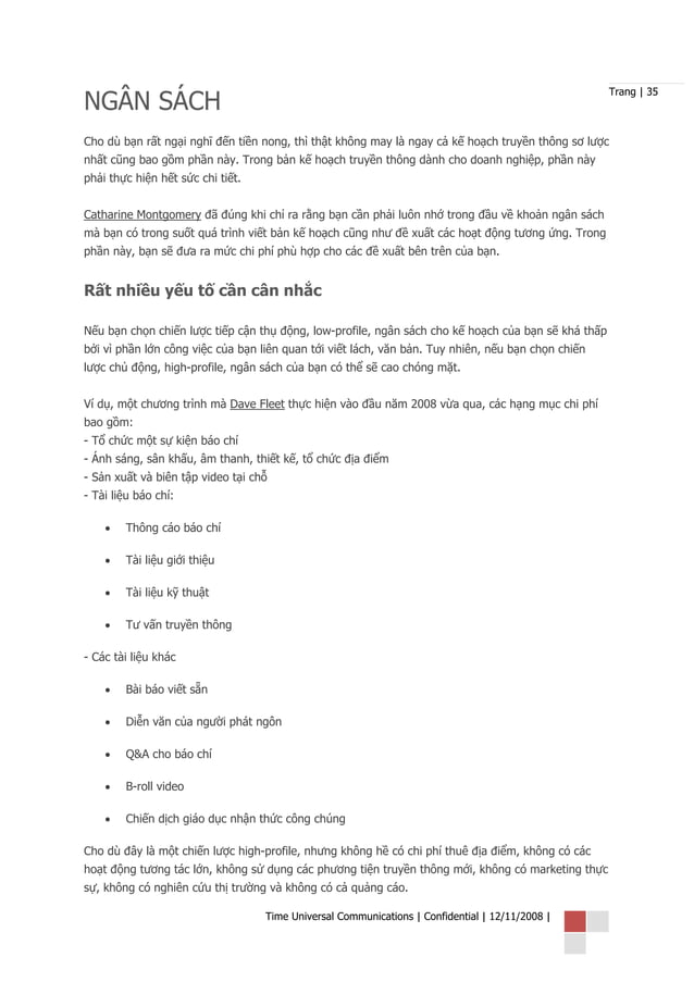 XAY DUNG KE HOACH TRUYEN THONG | PDF