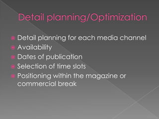Media planning | PPTX