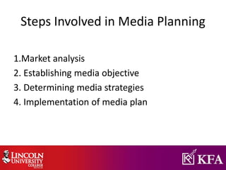 Media planning and Stretegy | PPTX