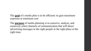 Media planning (imc) | PPTX
