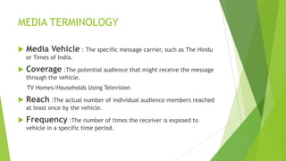 Media planning & strategy | PPTX