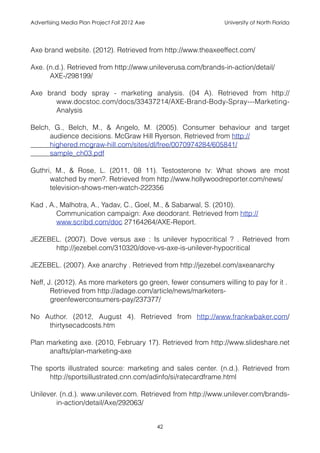 Axe Advertisement Analysis