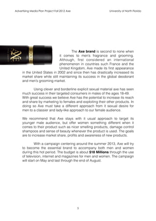 Axe Advertisements In Magazines