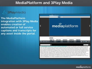 Making Video Communications and Training Searchable and Accessible | PPT