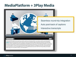 Making Video Communications and Training Searchable and Accessible | PPT