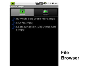 Android Media player | PPT