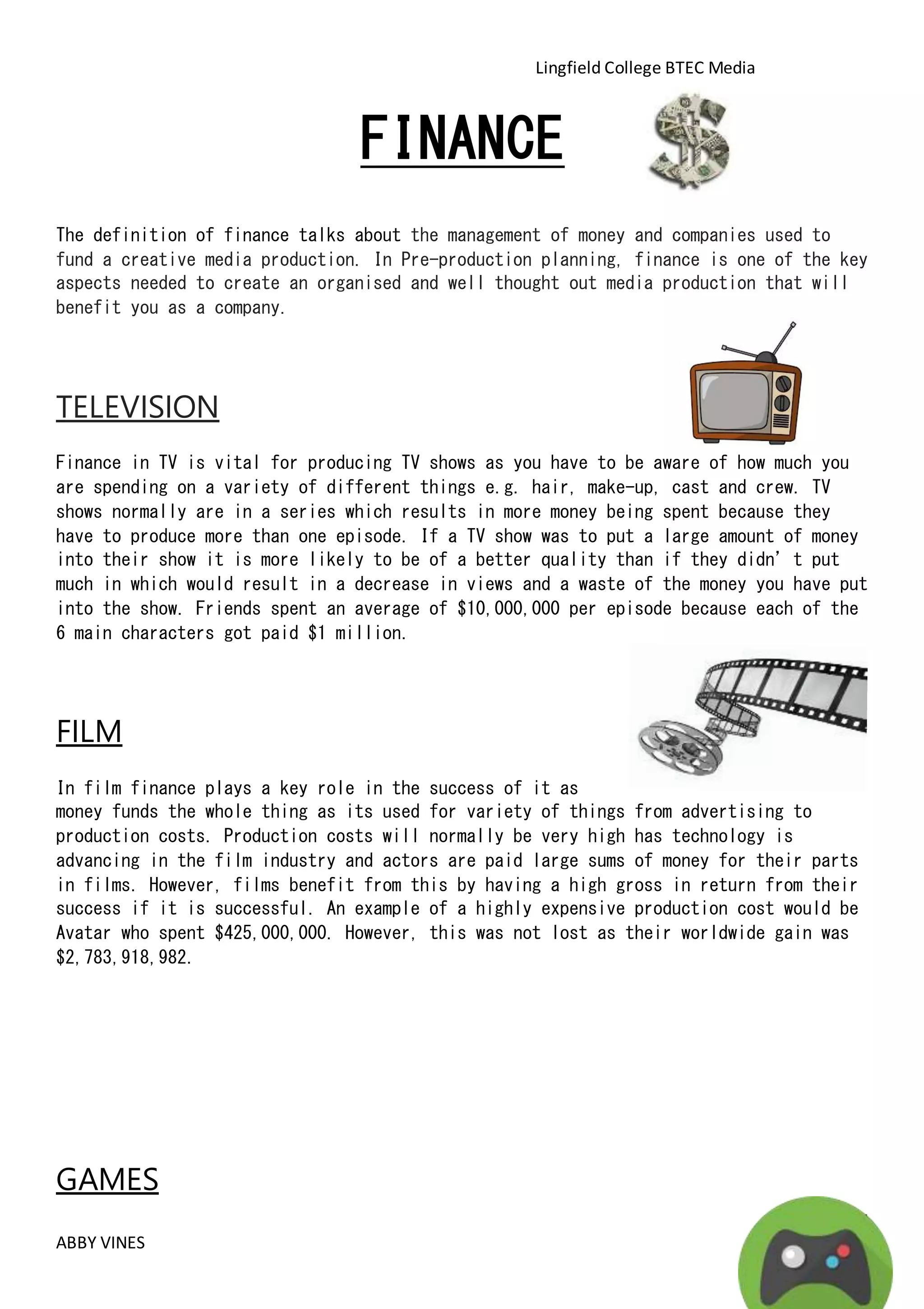 Pre-Production Portfolio Report | DOCX | Video Production | Content ...