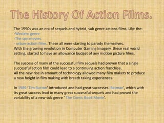 History Of Action Films | PPTX