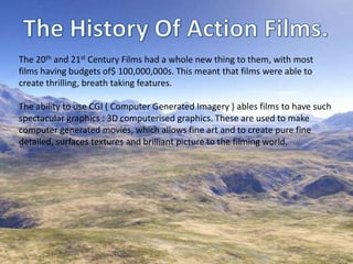 History Of Action Films | PPTX