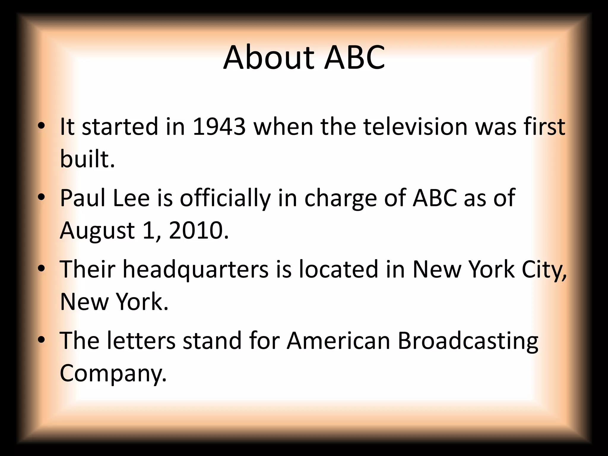 Media powerpoint abc
