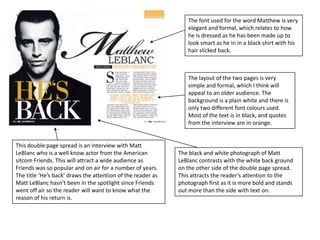 Research- Double page spread | PPT