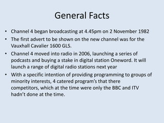 AS Media Studies channel 4 powerpoint | PPT