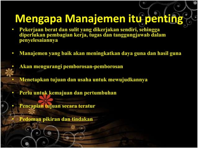 Manajemen ppt | PPTX