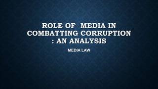 Media ppt | PPT