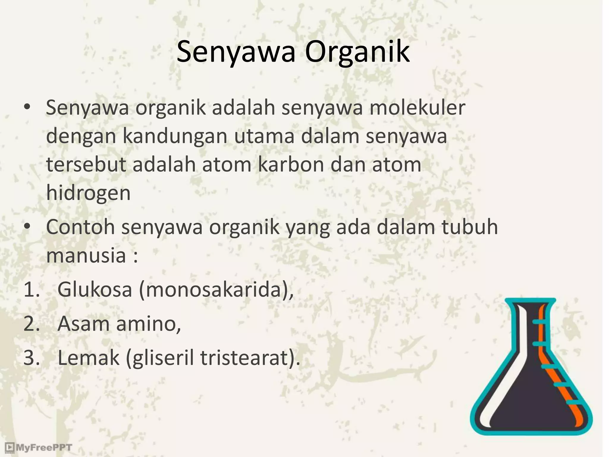 senyawa organik | PPTX