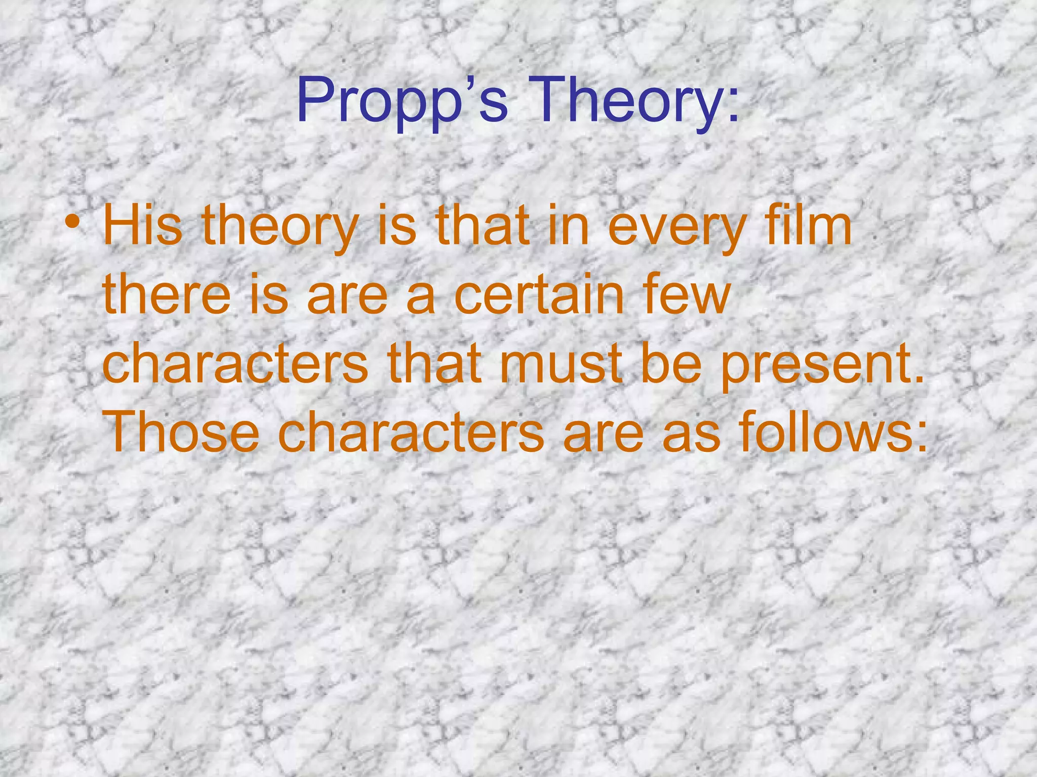 Todorov and Propp | PPT
