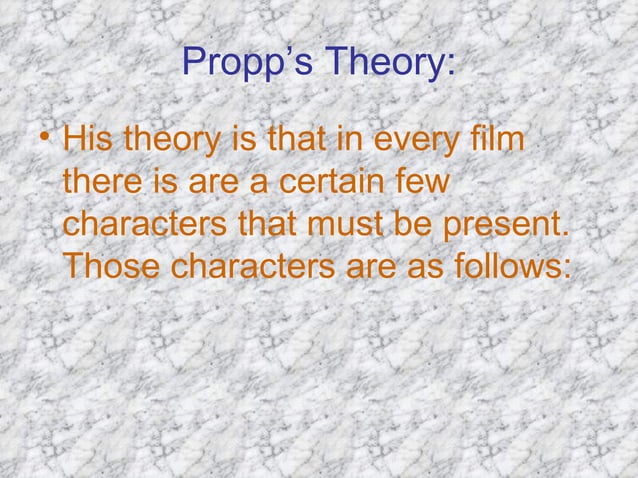 Todorov and Propp | PPT