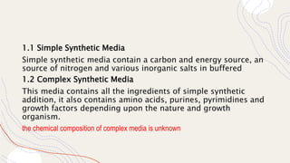 Preparation of bacterial culture media | PPTX