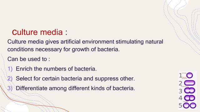 Preparation of bacterial culture media | PPTX