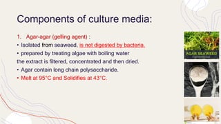 Preparation of bacterial culture media | PPTX